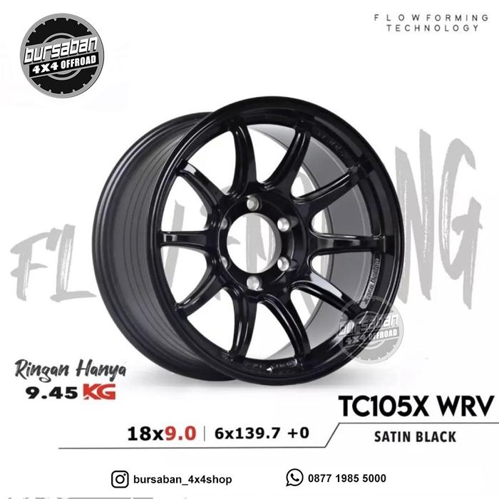 Jual Velg R18 JF FLOWFORGED Flow Forming Celong Pajero Fortuner 6x139.7 ...