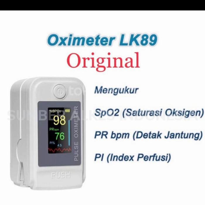 Jual Pulse Oximeter/alat ukur saturasi oksigen LK89 (ORIGINAL) full ...