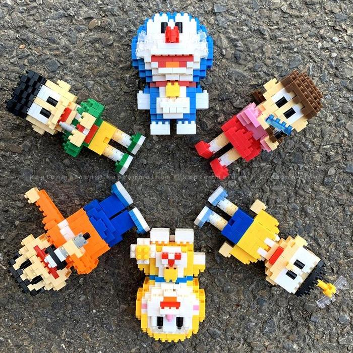 Jual Nano Block Lego Doraemon & Friends Mainan Balok DIY 3D Puzzle ...