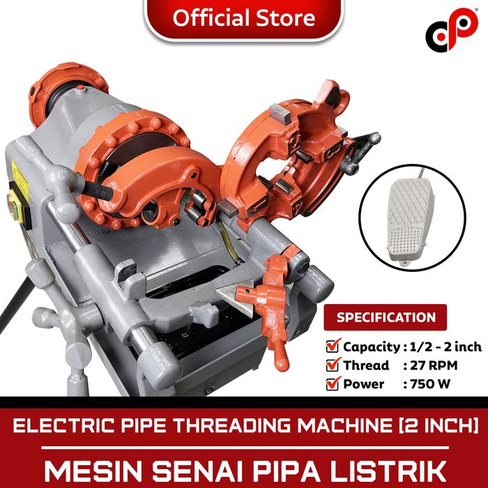 Jual CP | Mesin Senai Pipa Listrik 1/2" - 2" | Pipe Threading Machine 2 ...