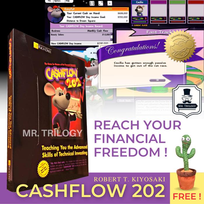Jual BOARDGAME CASHFLOW 202 ROBERT T. KIYOSAKI FINANCIAL NOT CASH FLOW ...