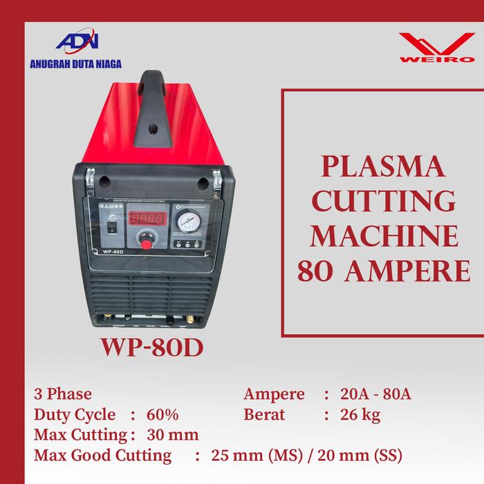 Jual Plasma Cutting Inverter Weico Weiro Machine WP 80 D - Kota ...