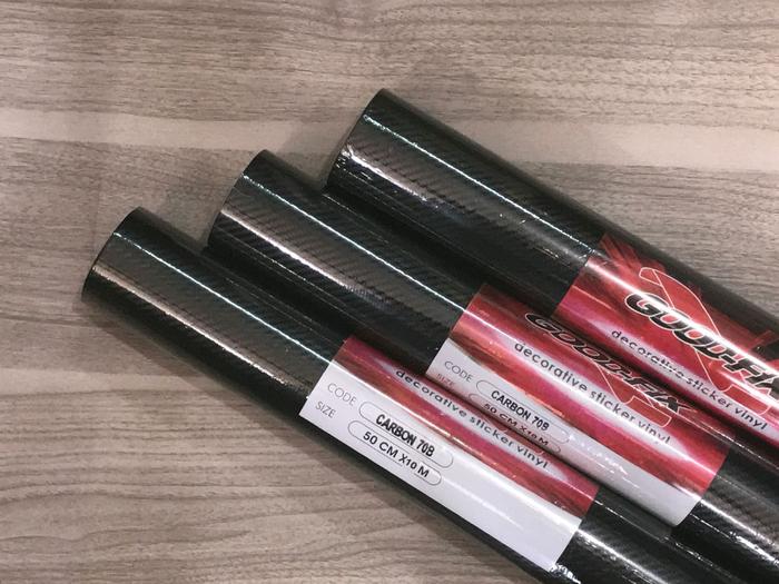 Jual STIKER / STICKER KARBON / CARBON 3D GOODFIX 45cm Roll (15 meter ...