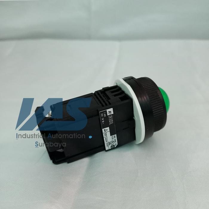 Jual Pilot Lamp Diameter 30mm Green 220VAC FUJI ELECTRIC DR30DOL-M4G ...