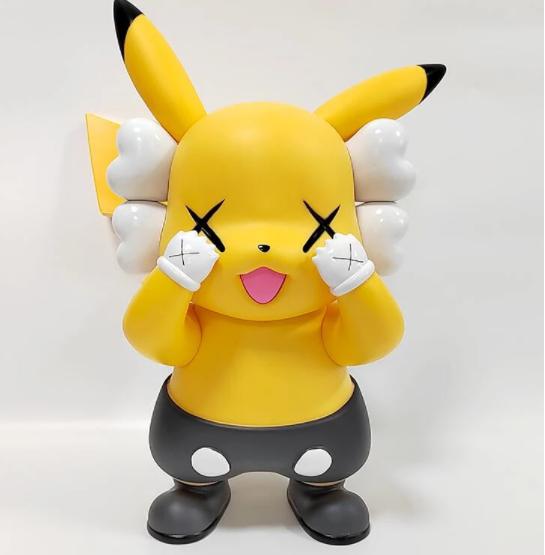 Promo Figure Pokemon - Lifesize Pikachu x KAWS 1 : 1 Scale Super Big ...