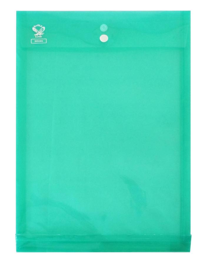 Jual EAGLE Map Plastik Kancing Bening~Opaque Folio (F4) Data Bag Isi 3 ...