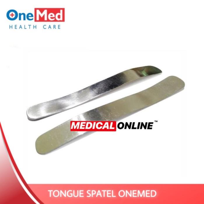 Jual TONGUE SPATEL POLOS SPATULA LIDAH STAINLESS STEEL ONEMED ...