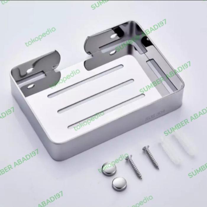 Jual TEMPAT SABUN BATANGAN STAINLESS SUS 304 / TEMPAT SABUN BATANG SUS ...