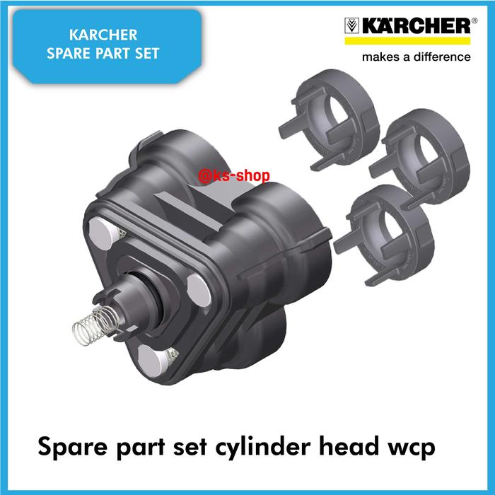 Jual Karcher Cylinder Head Sparepart Set For High Pressure Cleaner ...