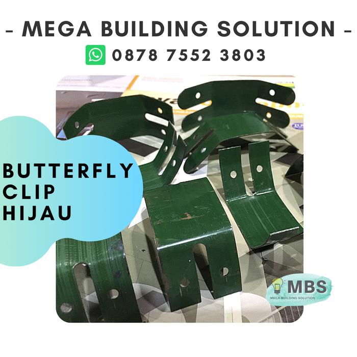 Jual Butterfly Clip / Klip Kupu2 Per Hijau Plafon Akustik - Plafond ...