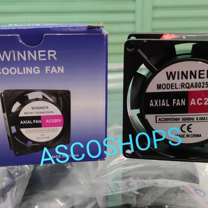 Jual kipas fan panel winner 8 x 8cm 220v 8x8 cm 220 v ac - Kota ...