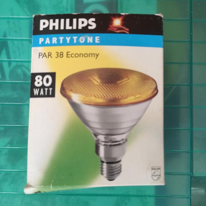 Jual Lampu Philips Par38 80w Warna Kuning Yellow 30° 80watt 80 watt 80 ...