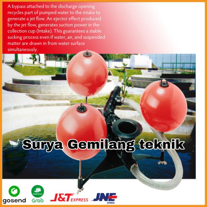 Jual Floating Pump SCUM SKIMMERS TSURUMI 4 FSP 2 0,4Kw 380V Pompa Apung ...