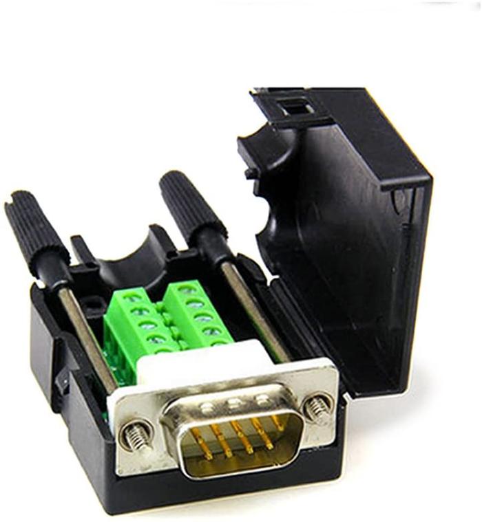 Jual DB9 Breakout Connector to Wiring Terminal RS232 D-SUB Male Serial - Jakarta Pusat ...