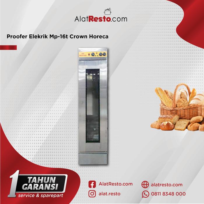 Jual MANUAL ELEKTRIK PROOFER (ALAT PENGEMBANG ROTI) MP-16T Crown Horeca - Jakarta Utara ...