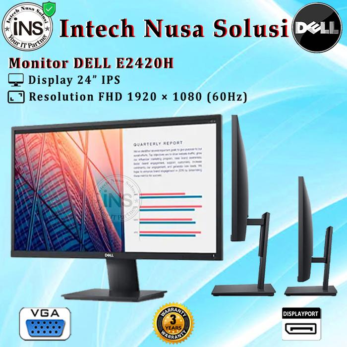 Jual Monitor Dell 24" inch Monitor E2420H 3 Year - Jakarta Pusat ...