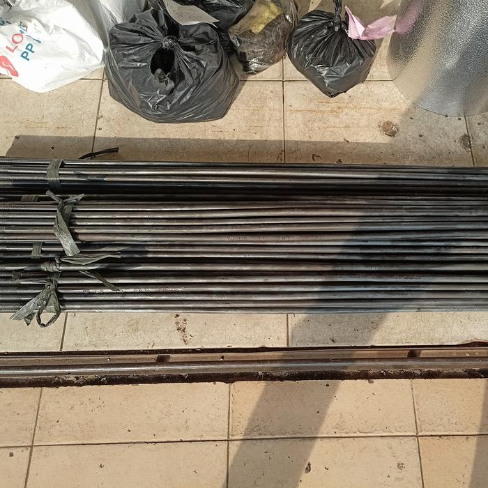 Jual besi trekstang 12mm panjang 1,2m drat kiri kanan + 2 mur - Kab ...