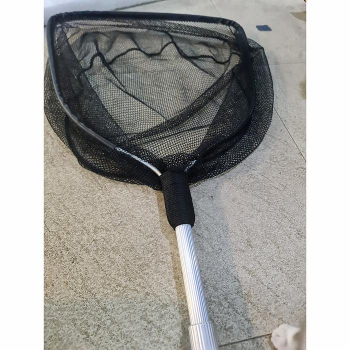 Jual serokan jaring ikan koi jumbo gagang besi 1,5 meter 2 meter ...