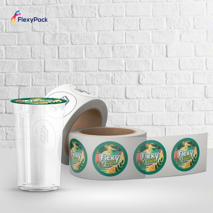 Jual Cetak Lid Cup PET 50 Matte/Doff - 130mm x 150 meter - Kab. Bekasi - FlexyPack | Tokopedia