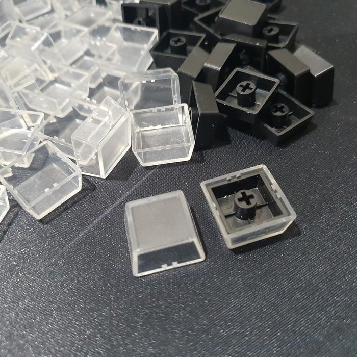 Jual Keycaps Macro Pad Mechanical Keyboard Keycap 2 layer transparan ...