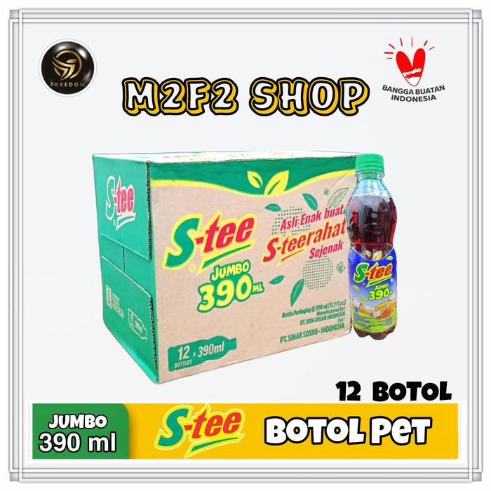 Jual S-tee | Stee Jumbo Minuman Teh Botol Pet - 390 ml (Harga Karton ...