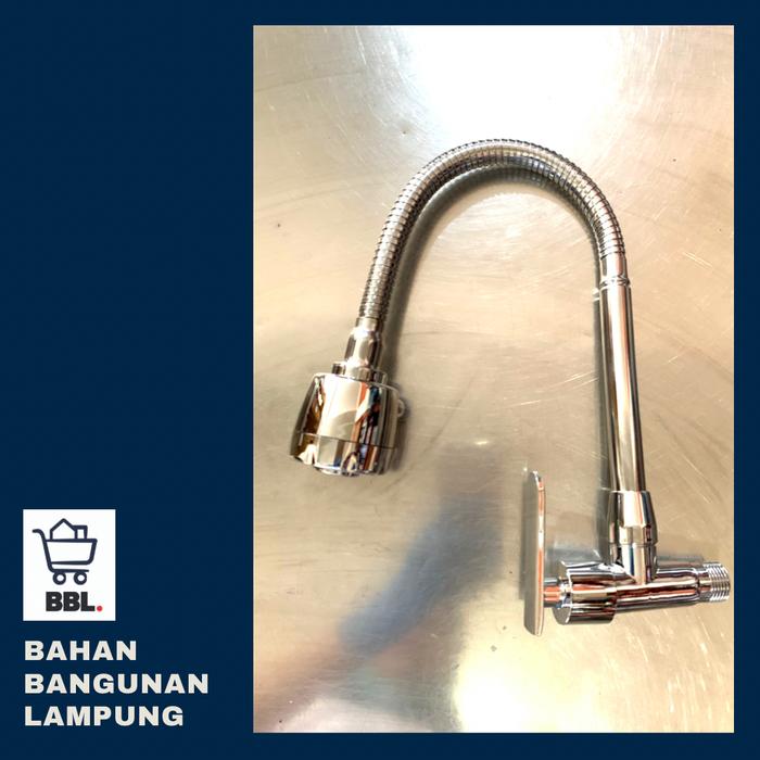 Jual Kran Fleksibel Cuci Piring / Kran flexible Bak Cuci Piring Hitam ...