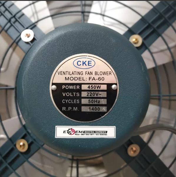 Jual Exhaust Fan CKE ventilating Fan Blower FA-60 FA 60 450W - FTA-60 ...
