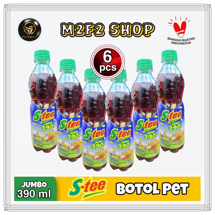 Jual S-tee | Stee Jumbo Minuman Teh Botol Pet - 390 ml (Harga 6 Pcs ...