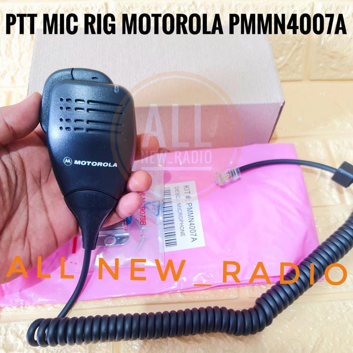 Jual EXTRA MIC RADIO RIG MOTOROLA GM300 GM338 PMNN4007A PTT MIC GM 338 ...