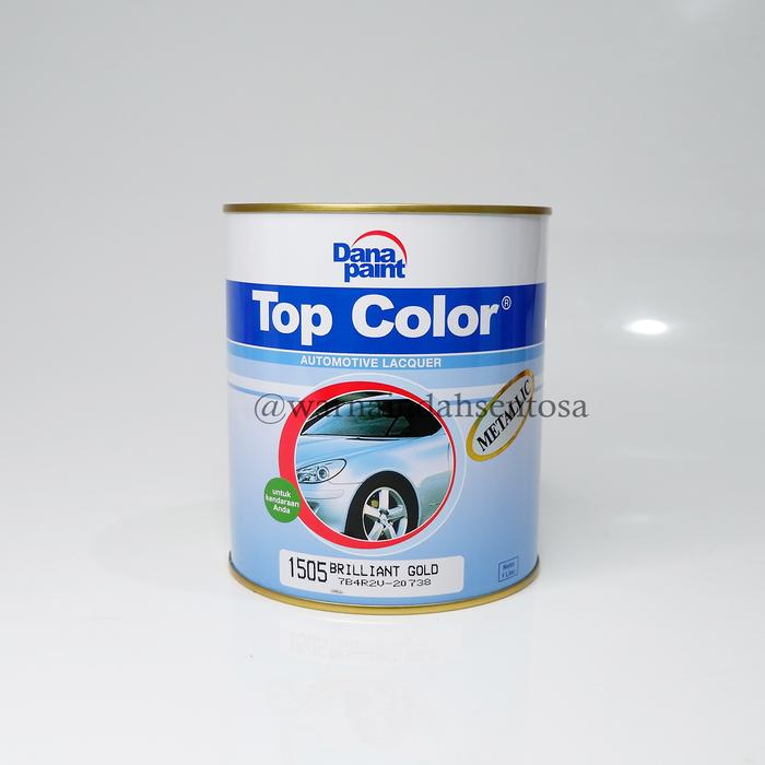 Jual Cat NC / Cat Duco Top Color Warna Metallic Brilliant gold 1 kg ...