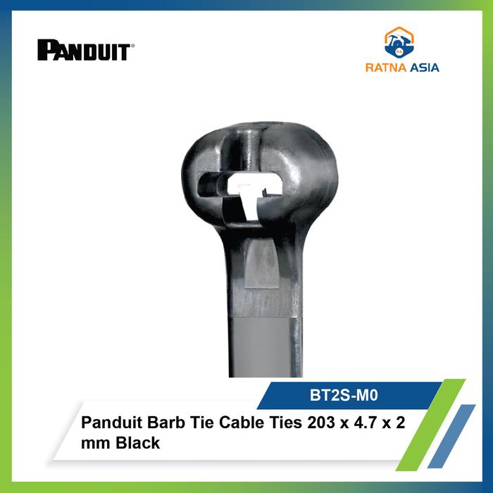 Jual Kabel Tis Panduit BT2S-M0 Dome-Top Barb Ty Cable Tie - Kota ...