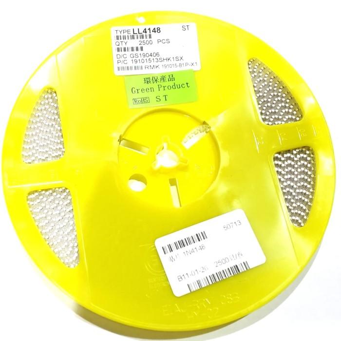 Jual 2500pcs Dioda SMD 4148 Diode LL4148 Switch IN4148 LL 1N IN 1 roll ...