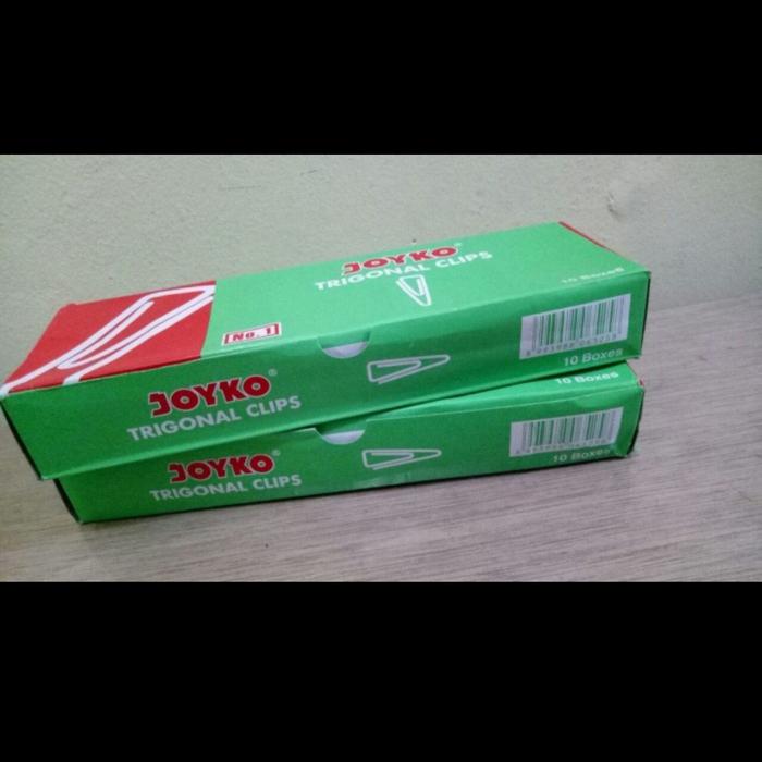 Jual klip kertas trigonal joyko no3 satu dus isi 10 kotak - Jakarta ...