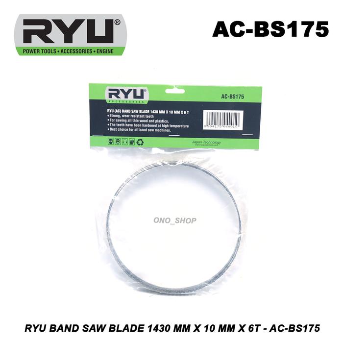 Jual Ryu Band Saw Blade 1430 mm x 10 mm x 6T - AC-BS175 - Jakarta Barat ...