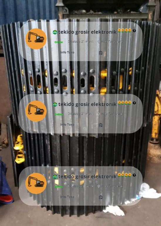 Jual TRACK LINK PC200 KOMATSU PC 200 ASSY PLUS TRACK SHOE BAUT SHOE SET ...