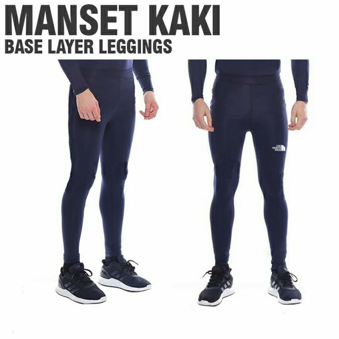 Jual manset kaki pria sepeda legging running tnf stretch adem - Kab ...