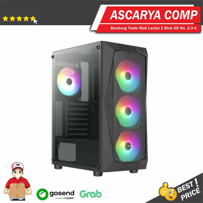 Jual AEROCOOL Falcon - Atx - Free 4xfan RGB / Casing gaming - Kota ...