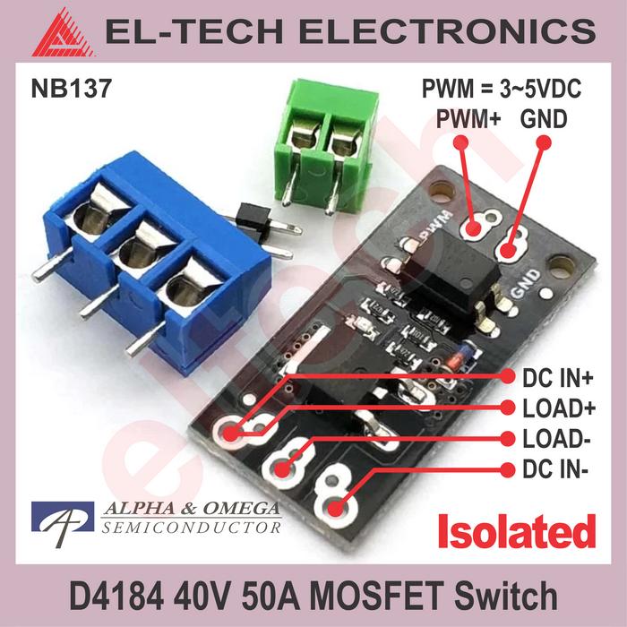 Jual Isolated MOSFET Switch Control Driver Module Replacement RELAY ...