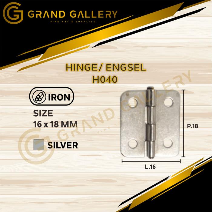 Jual ENGSEL BAUT - ENGSEL PINTU - ENGSEL LEMARI - IRON - H040 16 X 18 ...