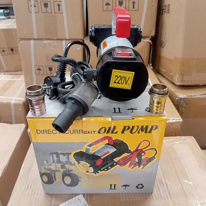 Jual pompa minyak AC elektrik oil pump AC 220V/pompa Transfer minyak ...