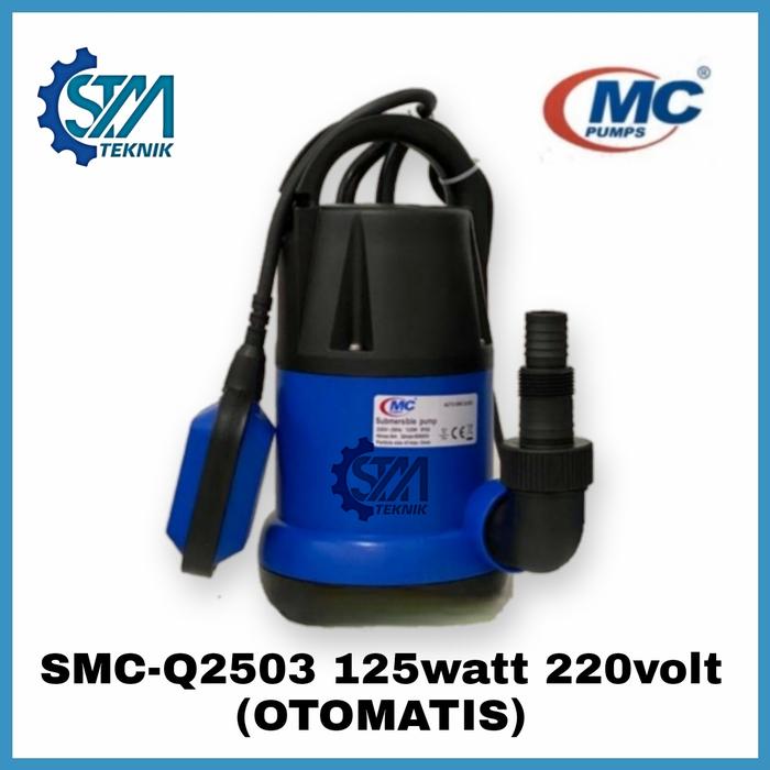 Jual pompa celup SMC-Q2503 125watt 220volt pompa kolam ikan (OTOMATIS ...