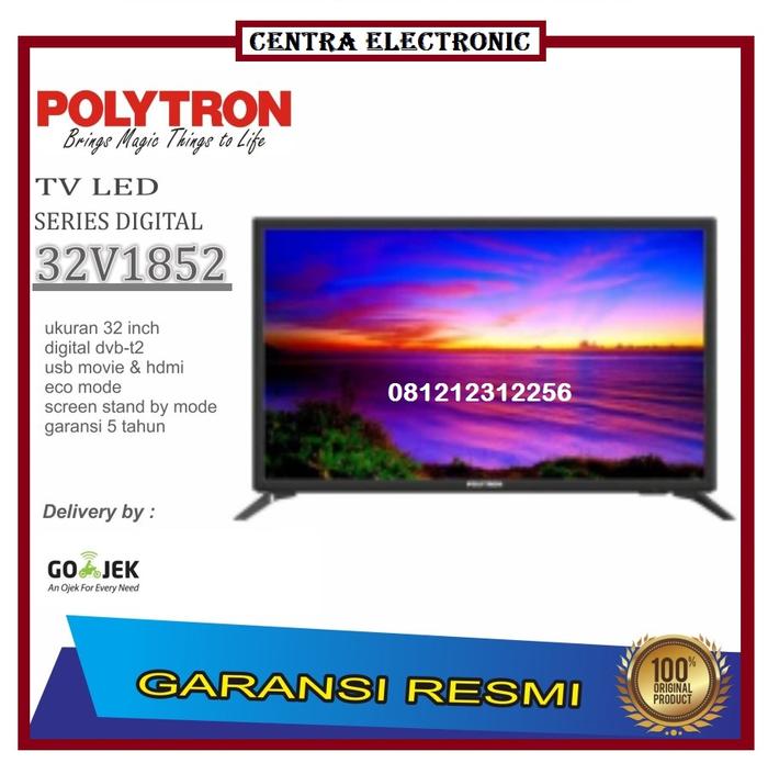 Jual POLYTRON LED TV DIGITAL PLD32V1852 // PLD-32V1853 32 INCH - Kota Cilegon - CENTRA ...