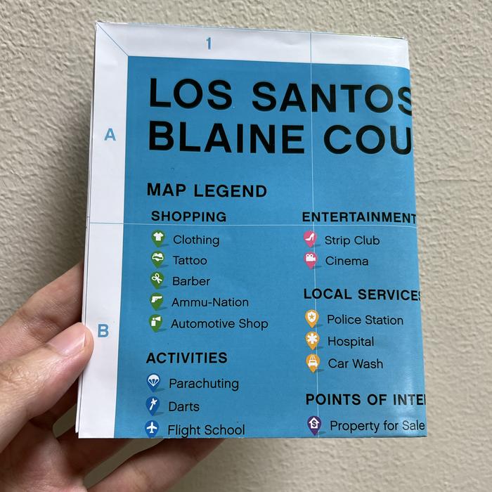 Jual Map GTA 5 bonus peta grand theft auto V original untuk koleksi ps4 ...