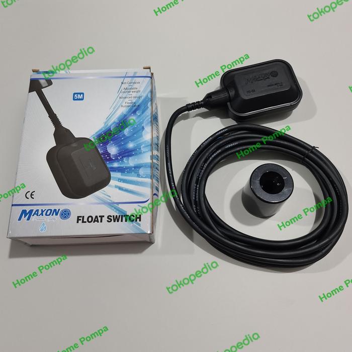 Jual Float switch maxon kabel 5 meter pelampung otomatis pompa air ...