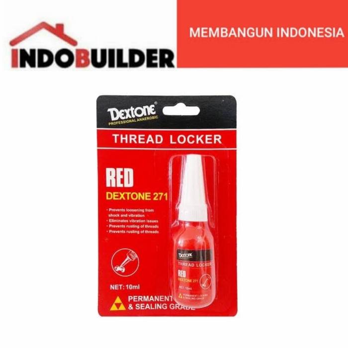Jual DEXTONE 271 RED THREAD LOCKER 10 ML / LEM BAUT PERMANENT LOCKING ...