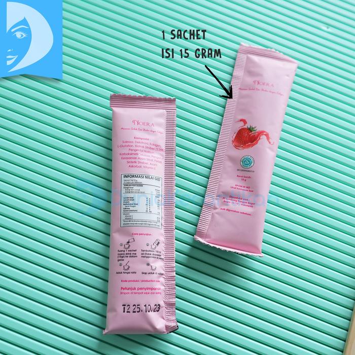 Jual Noera Collagen Drink Sachet Minuman Serbuk Colagen Pemutih Badan ...