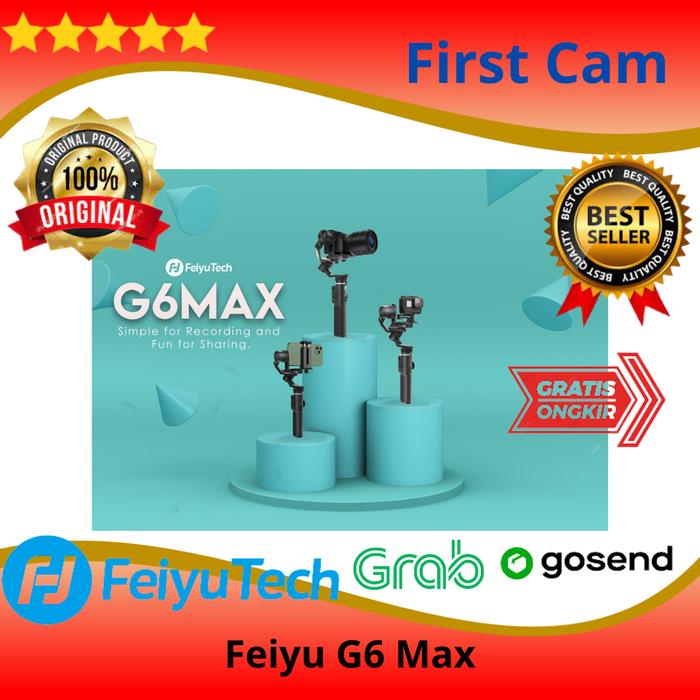 Jual Feiyu G6 Max 3-Axis Handheld Gimbal Stabilizer 3-in-1 GARANSI RESMI - Kota Bandung - First ...