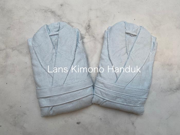 Jual Kimono Handuk Baju Mandi Bathrobe Couple Sepasang bisa Bordir Nama ...