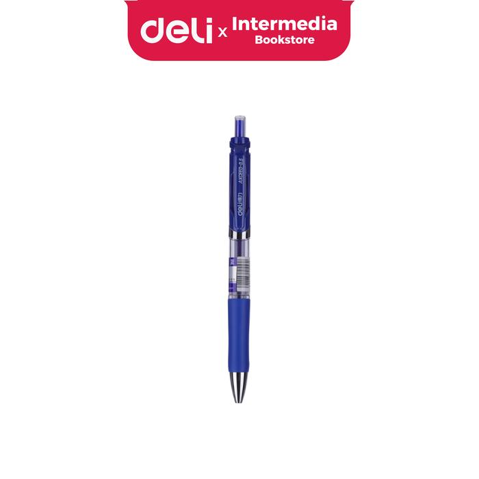 Promo Deli S01 Gel Pen Pulpen Gel Retractable 0.5 mm Desain Klasik dan ...