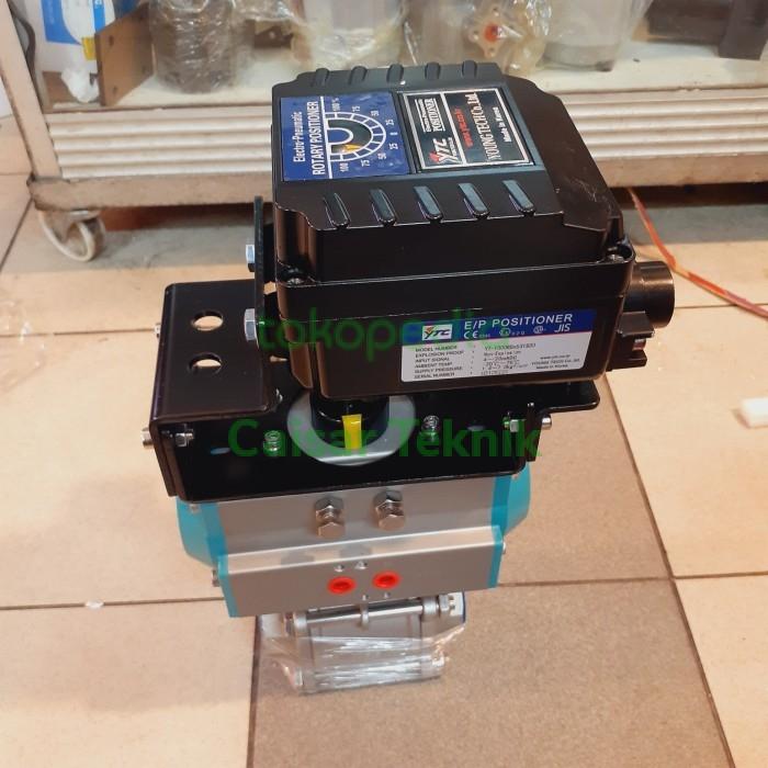 Jual Actuator Pneumatic Ball Valve Positioner 2 Way 2 inch 1 Set model ...
